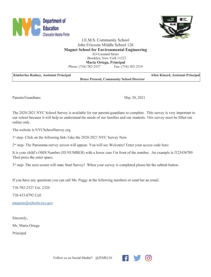 John Ericsson | Middle School 126